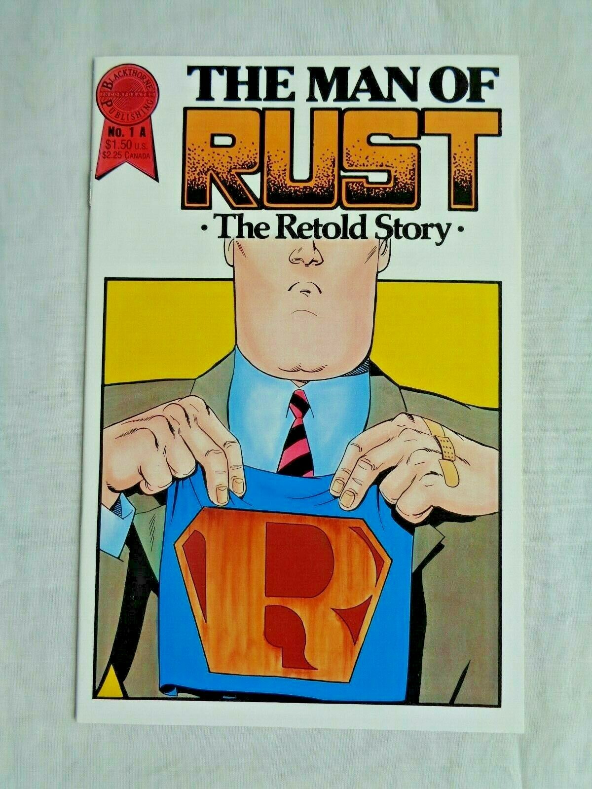 The Man Of Rust No. 1-A Nov. 1986 Blackthorne Publishing First Printing ...