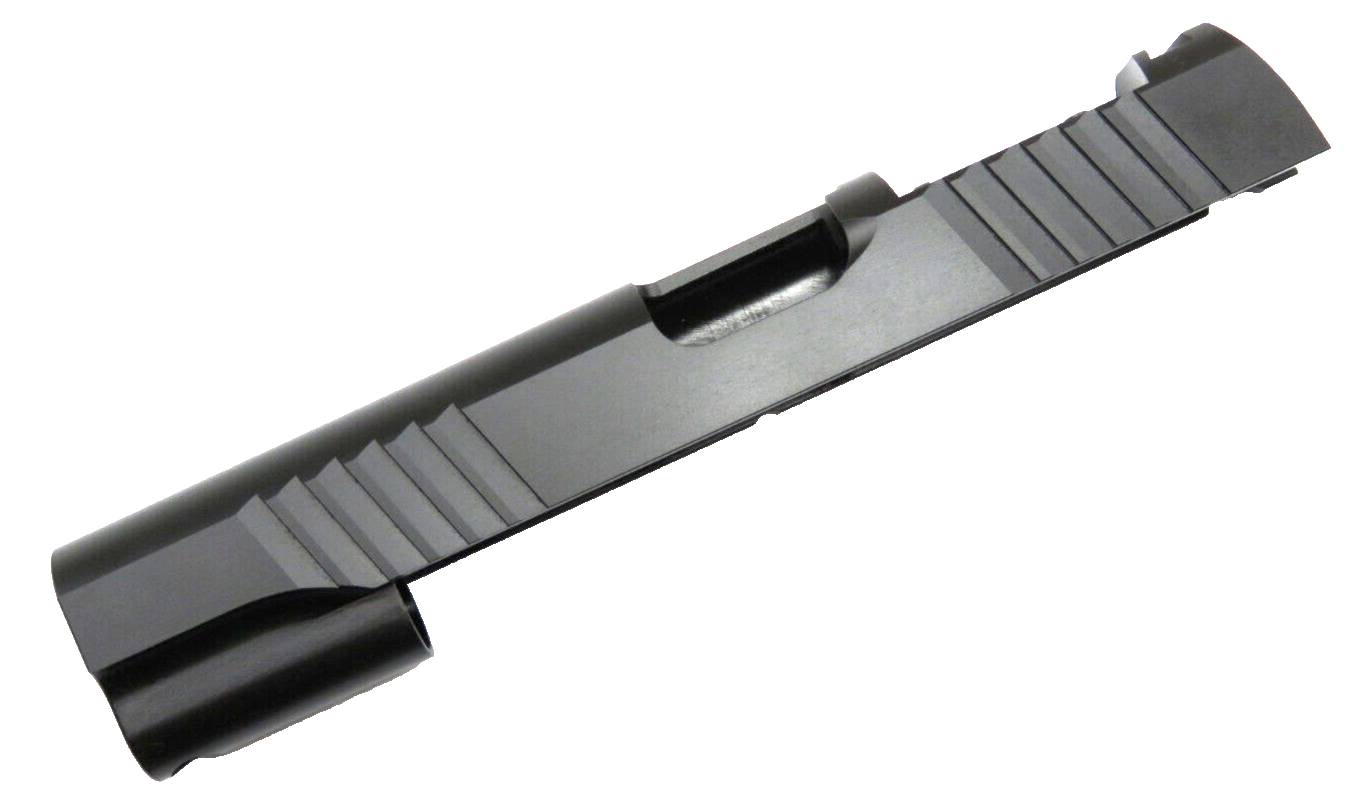 New 1911 10mm / .40 S&W Government 5" Black Stainless BULL Slide RMSc ...