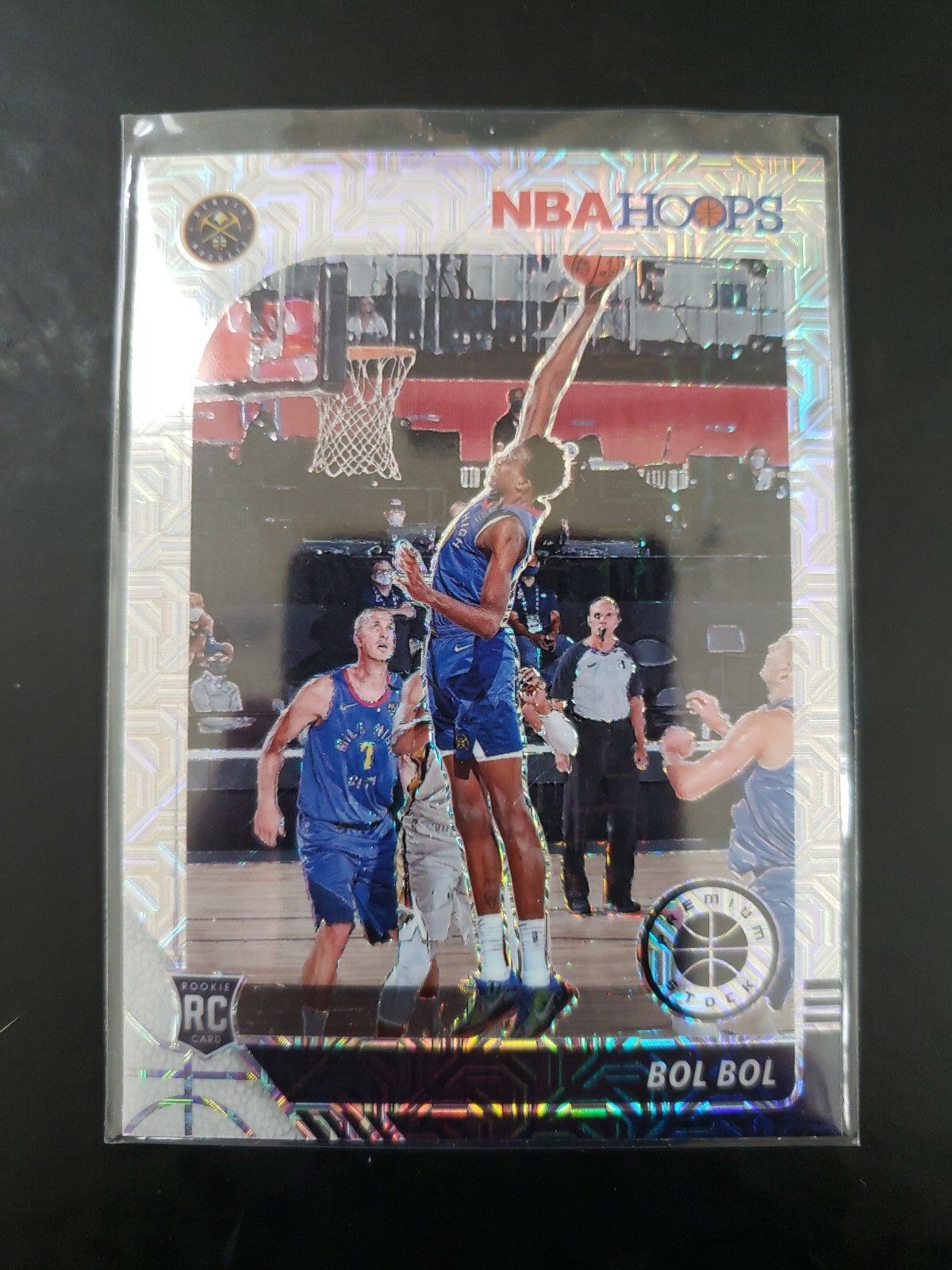 2019-20 NBA Hoops Premium Stock Bol Bol Rookie RC Mojo Prizm - Denver ...