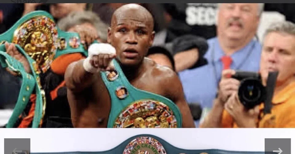 Floyd Mayweather Jr Belts
