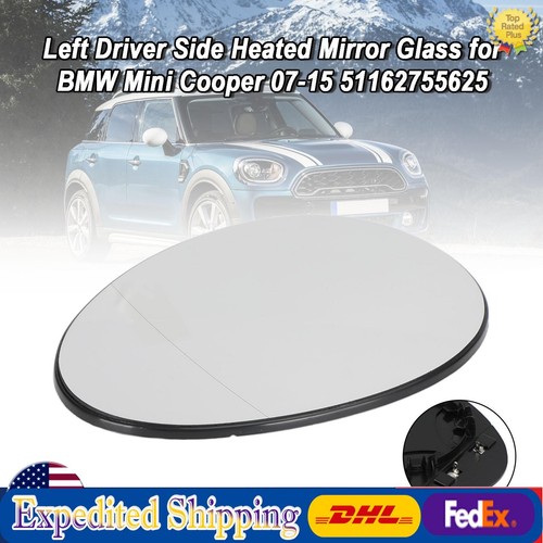Left Driver Side Heated Mirror Glass for BMW Mini Cooper 07-15 ...