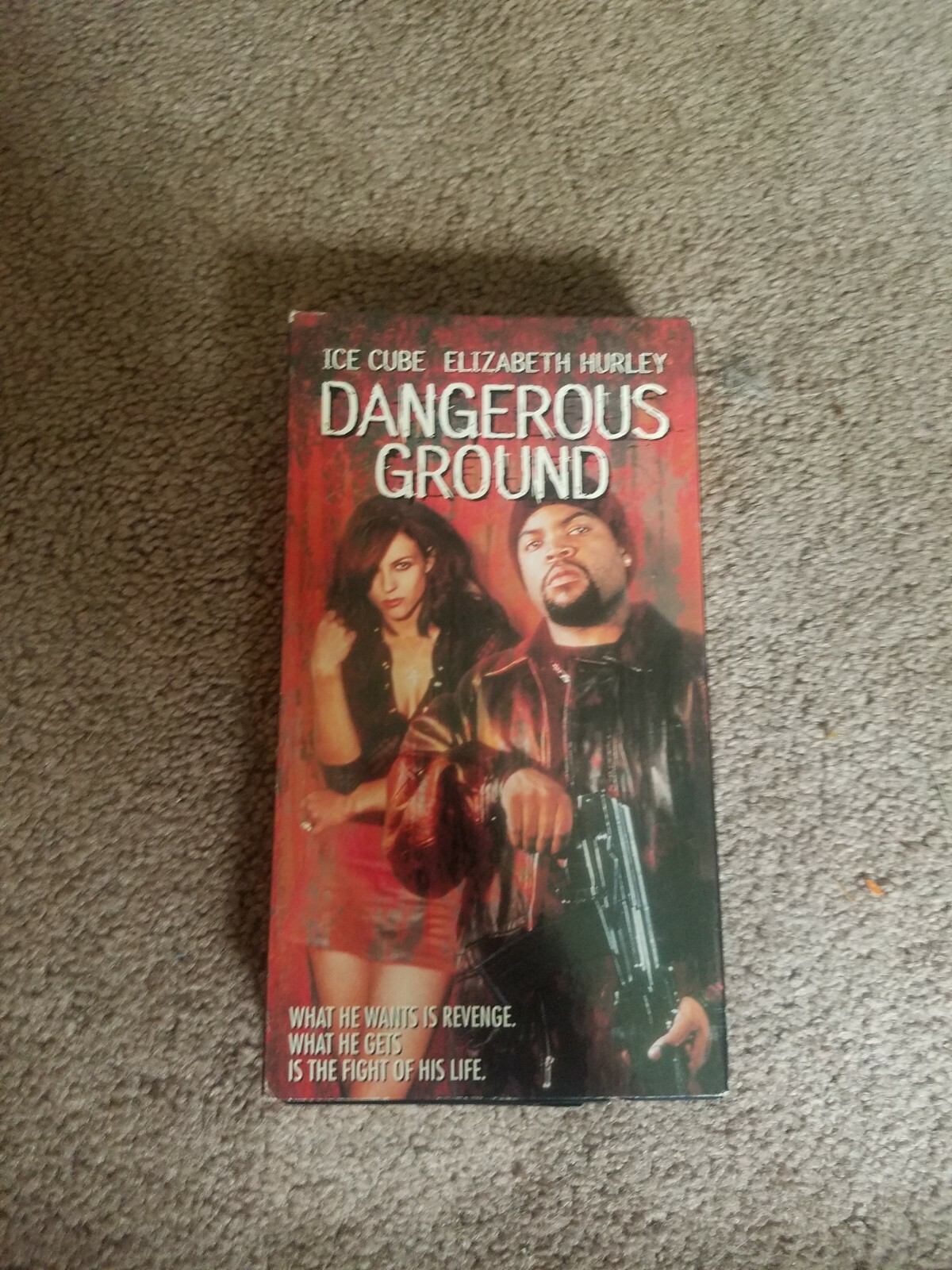 Dangerous Ground VHS Ice Cube, Elizabeth Hurley, Ving Rhames ...