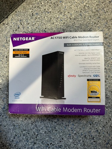 NETGEAR AC1750 680 Mbps 4 Port Gigabit Black Wireless AC Router | eBay
