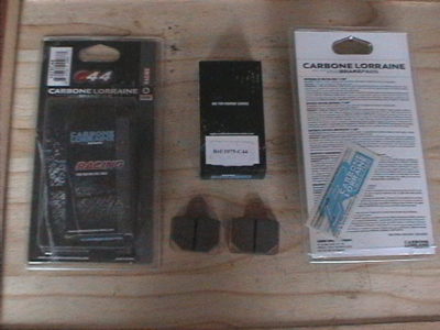 CARBONE LORRAINE TRACK RACE BRAKE PADS 1075 C44 PVM 2 & 4 PISTON EBC ...