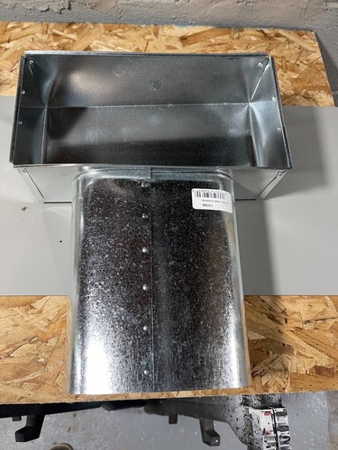 12 x 6 square to 7 inch oval Duct Wall Stack HVAC Duct NEW HVAC | eBay