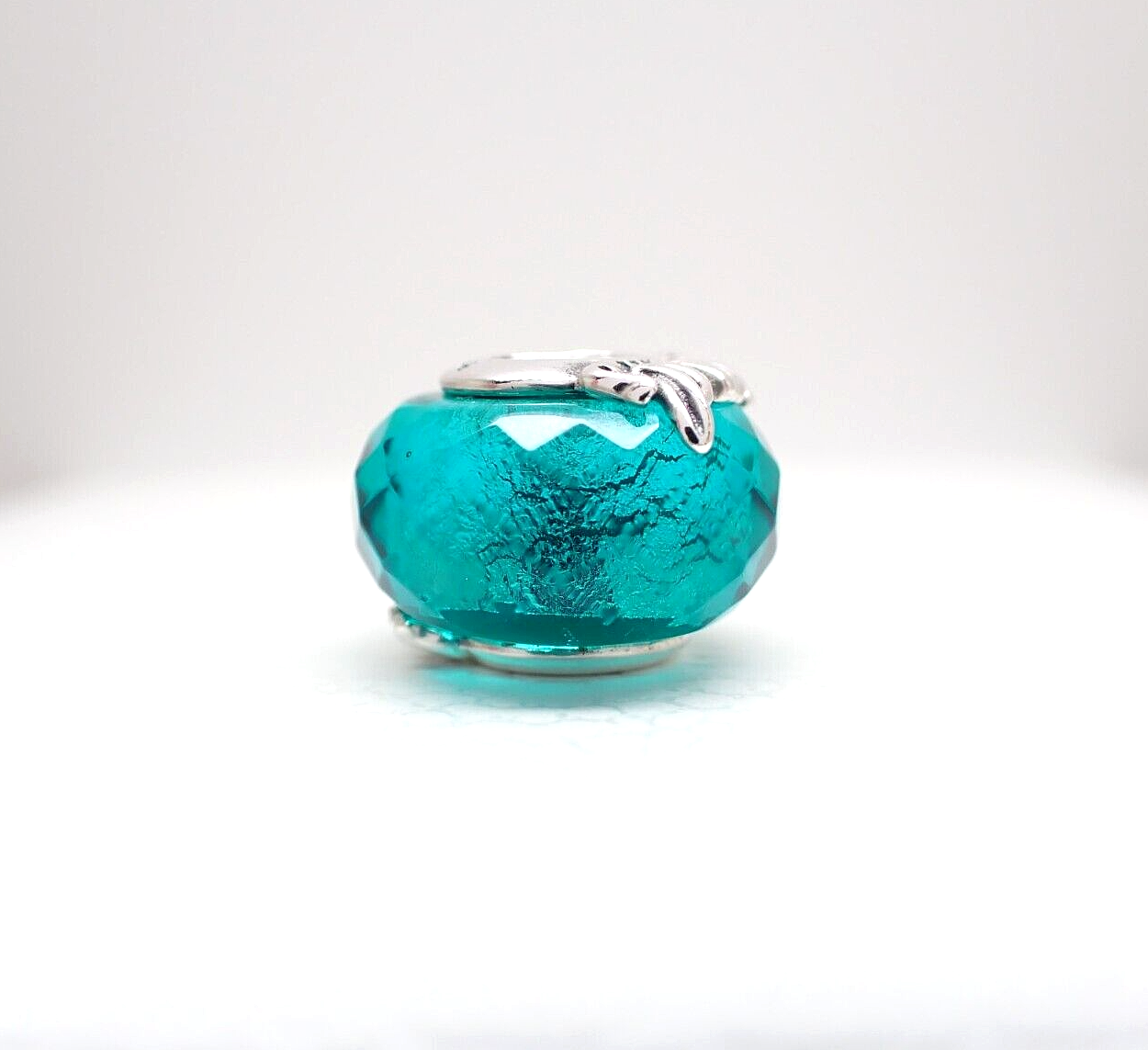 Authentic Pandora #792762C01 Faceted Murano Glass Friendship Charm for ...