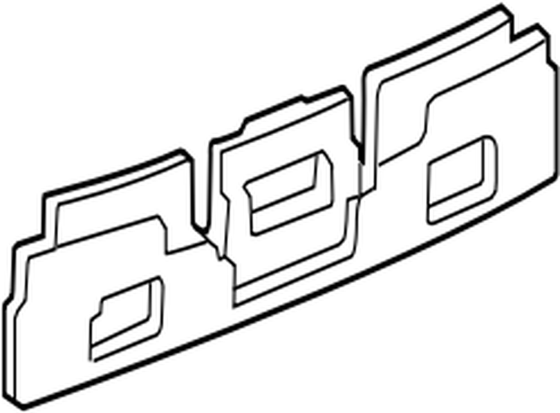 52615-33130 Toyota Absorber, rear bumper energy 5261533130, New Genuine ...