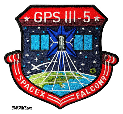 Authentic GPS III-5 SPACEX FALCON-9 Launch USSF SATELLITE Mission ...