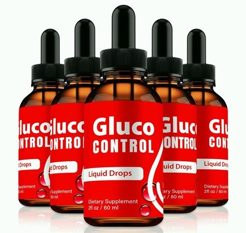 (5 Pack) Gluco Control Liquid Drops, GlucoControl for Blood Sugar ...