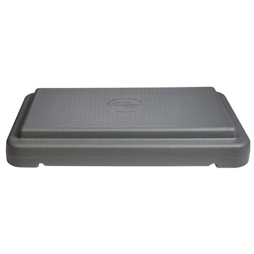 The Step (Made in USA) 4 Inch Stackable Aerobic Exercise Platform (Grey ...