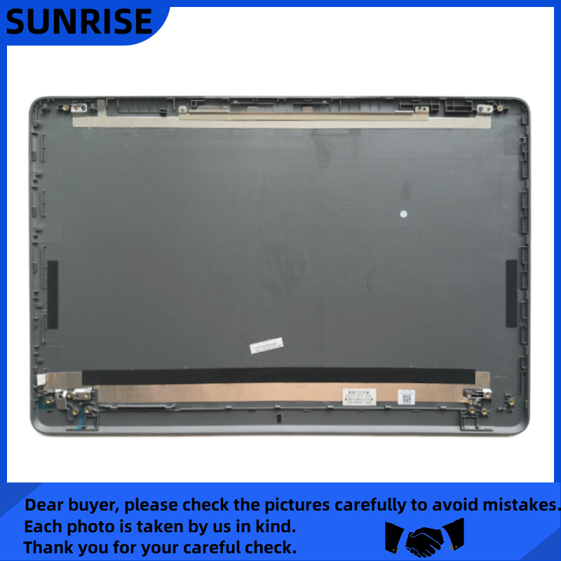 For HP 15-BS 15T-BS 15-BW 15Q-BU Top Case LCD Back Cover Smoke Gray ...