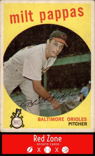 1959 Topps - #391 Milt Pappas VG+. | eBay