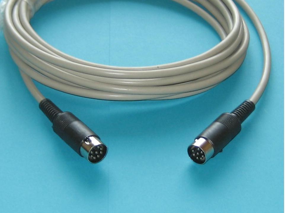 Choose Length 270degree Din 8 (Large Din) 8 pin MIDI Size Male-Male ...