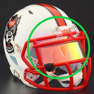 EYE SHIELD / VISOR ONLY! for NC STATE WOLFPACK Mini Football Helmet | eBay