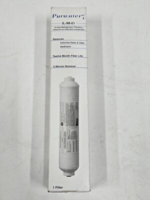 Purwater In-Line Refrigerator Filter IL-IM-01 Cuno 3M | eBay