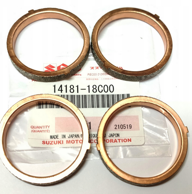 Suzuki Genuine Exhaust Manifold Gasket Set of (4) 14181-18C00 | eBay