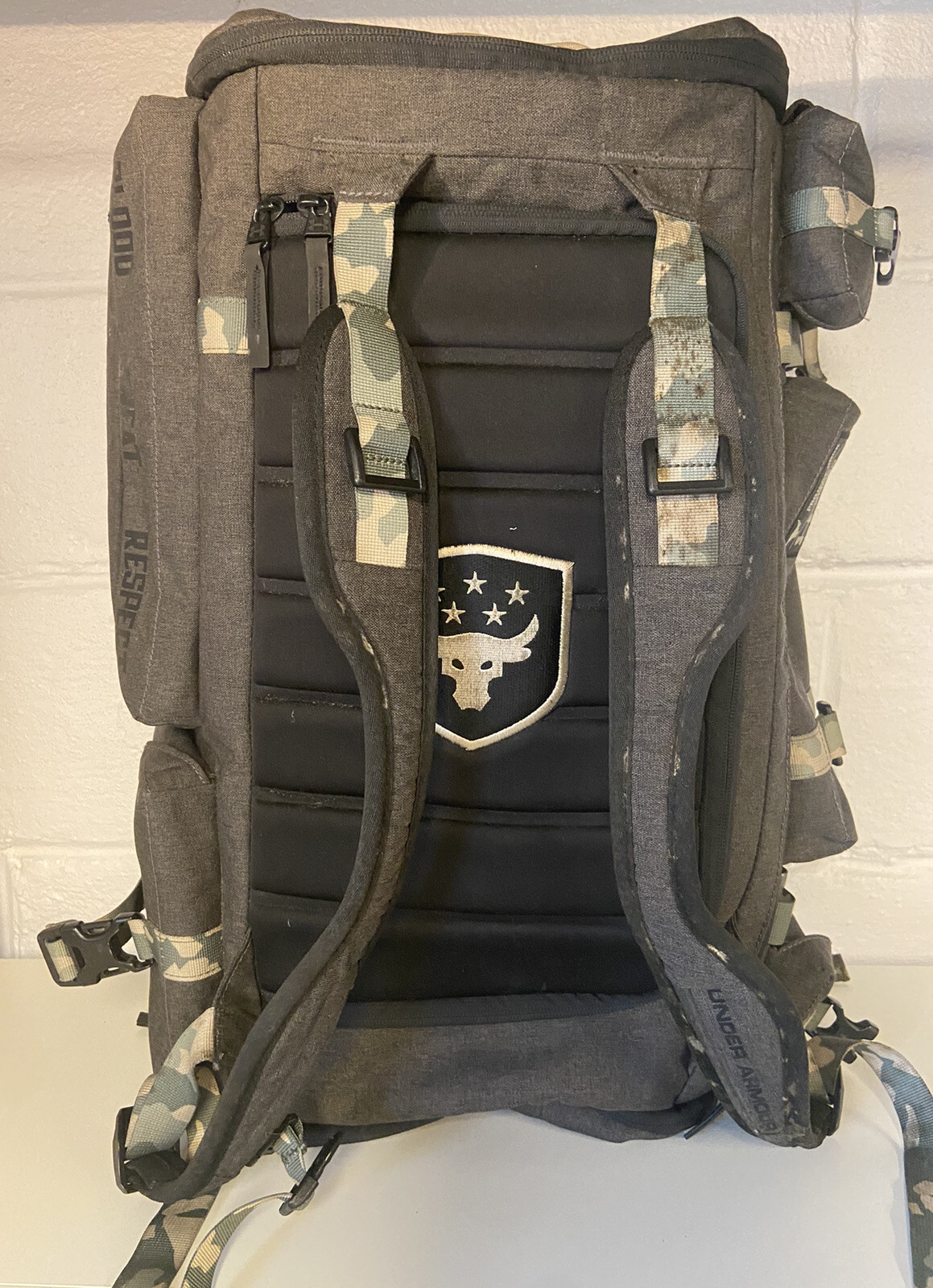 Under Armour Project Rock Range Duffle Backpack Camo … - Gem