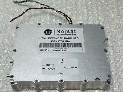 NORSAT 70-L Upconverter / Extended Band UPC Uplink Power Controller 950 ...