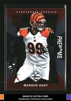 2013 Panini Limited #183 Margus Hunt #/299 Rookie Cincinnati Bengals | eBay