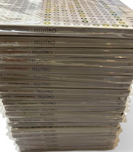 FELISSIMO 500 Colored Pencils Collection Full Set / 25 x 20 Sets | eBay