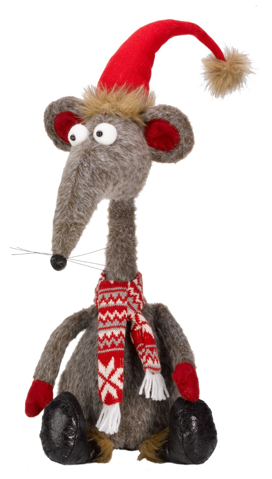 Grey Rats Christmas Decorations The Festive Rat Pack Plush Xmas ...