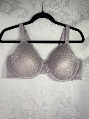 Vanity Fair Beauty Back Bra 42C Underwire Lace Satin Padded Adjustable ...