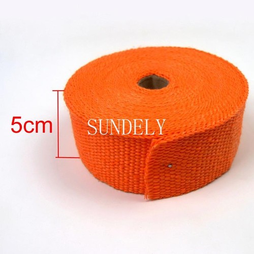 10M Length Heat Insulation Fiberglass Wrap Exhaust Header Pipe Tape ...