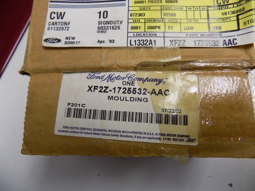 New OEM 1999-2001 Windstar Passenger Door Outside Moulding Panel ...