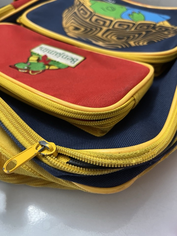 Franklin the Turtle / Benjamin la Tortue Vintage Backpack Rare Quebec ...