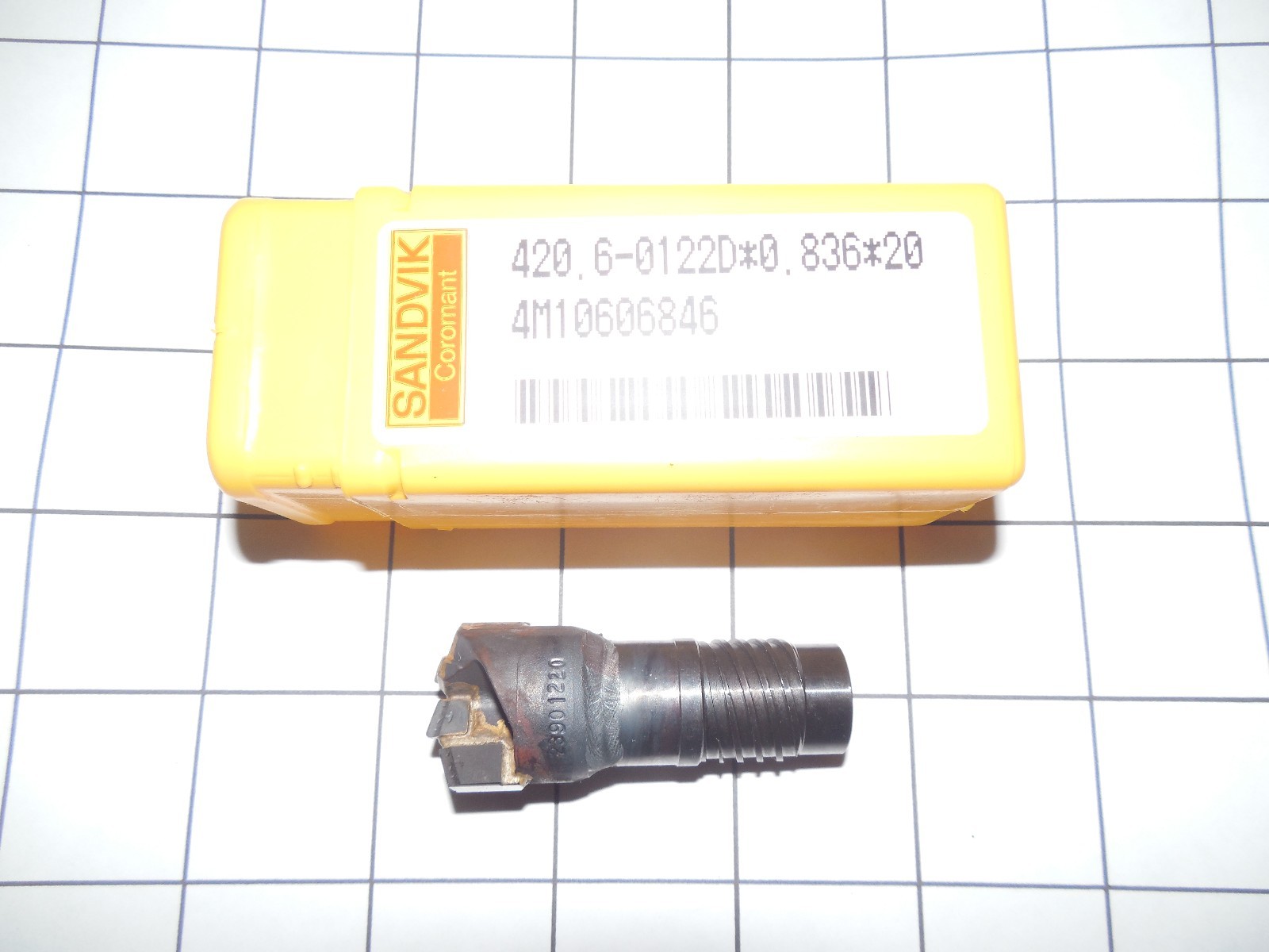 NEW Sandvik Coromant Carbide Ejector Deep Hole Drill Bit Head .836 ...
