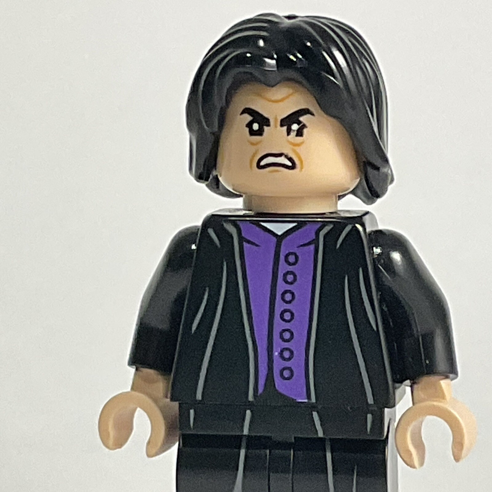 LEGO Professor Severus Snape Minifigure Harry Potter Dark Purple Shirt ...