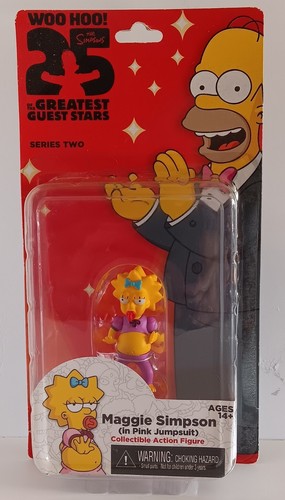 NECA The Simpsons Maggie Simpson Pink Jumpsuit Action Figure *NEW* | eBay