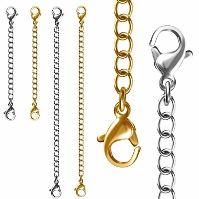 1-Pack Extender /Safety Chain Extender Necklace Bracelet Lobster Lock 3 ...