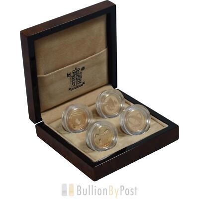 2004-2007 Proof Gold 1 Pound Coin Bridges 4 Coin Set Boxed | eBay