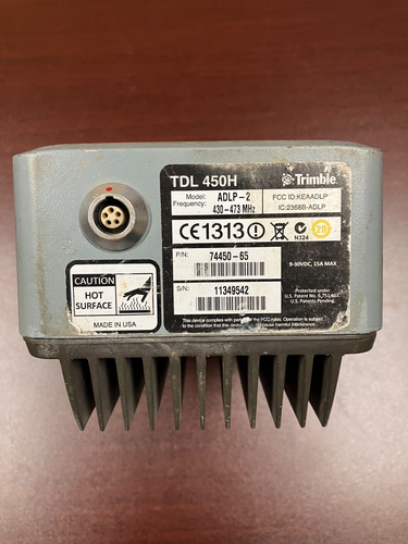 TRIMBLE TDL 450H /ADLP-2 430-470 MHz 74450-65 RADIO, Some screen Damage ...