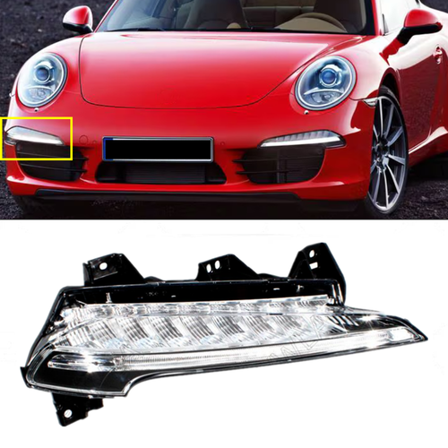 For Porsche 911/991 2012-2017 Right LED DRL Daytime Running Light Front ...