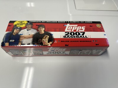 2007 Topps Baseball Complete Set SEALED W/10 Exclusive Rookie Variation ...