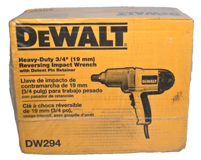 DeWalt Heavy Duty 3/4" Reversing Corded Impact Wrench DW294, New | eBay