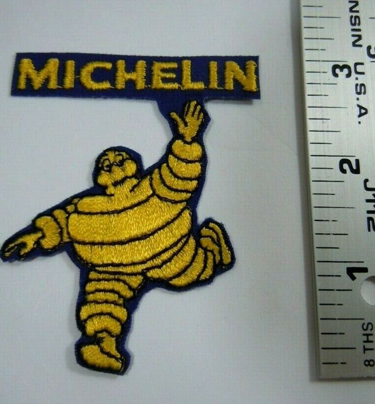 Michelin Man - Diecut Embroidered Iron On Uniform-Jacket Patch 3 x 2 ...