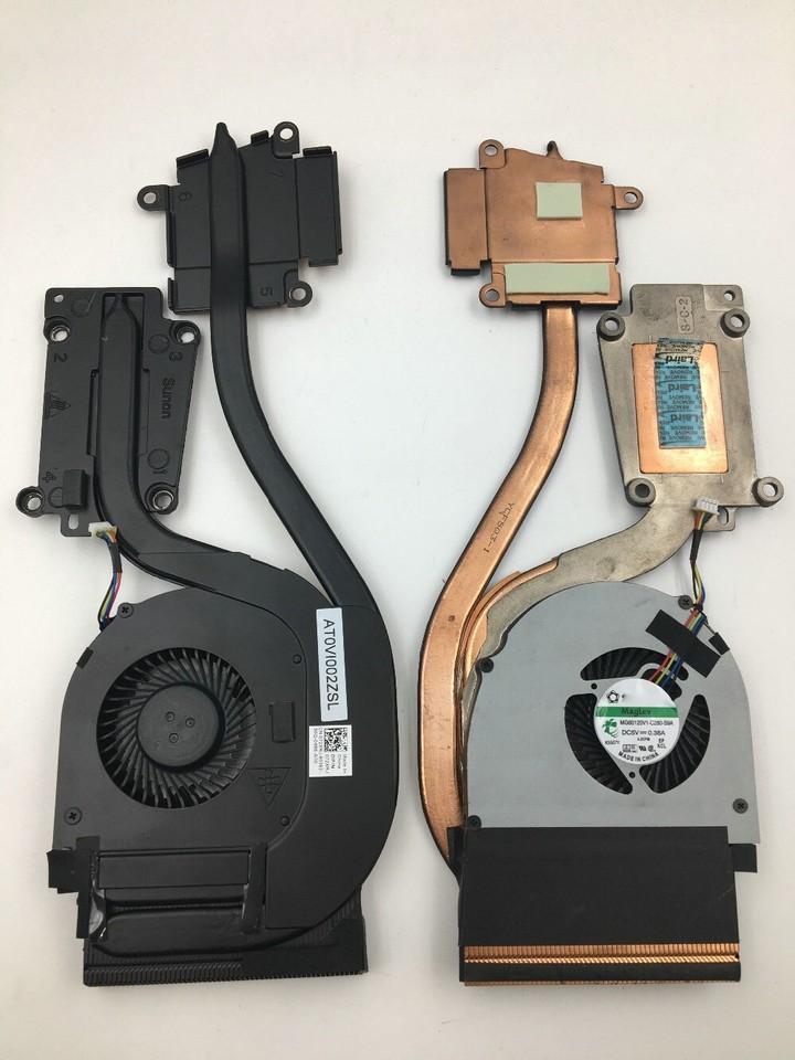 FOR Dell Latitude E6540 Radiator Brass Individual Radiator Fan 072XRJ ...