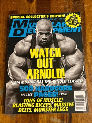 MUSCULAR DEVELOPMENT bodybuilding muscle magazine VICTOR MARTINEZ 3-07 ...