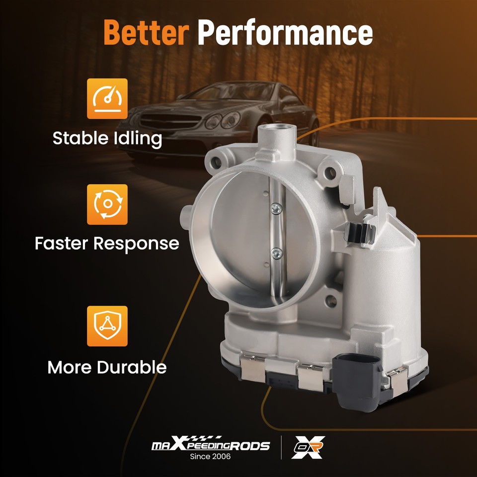 Throttle Body for Mercedes-Benz S500 S430 E55 AMG CL500 2001-2006 ...