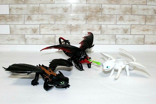 HOW TO TRAIN YOUR DRAGON Set of 3 Toy Action Figure 2018 DWALLC | eBay