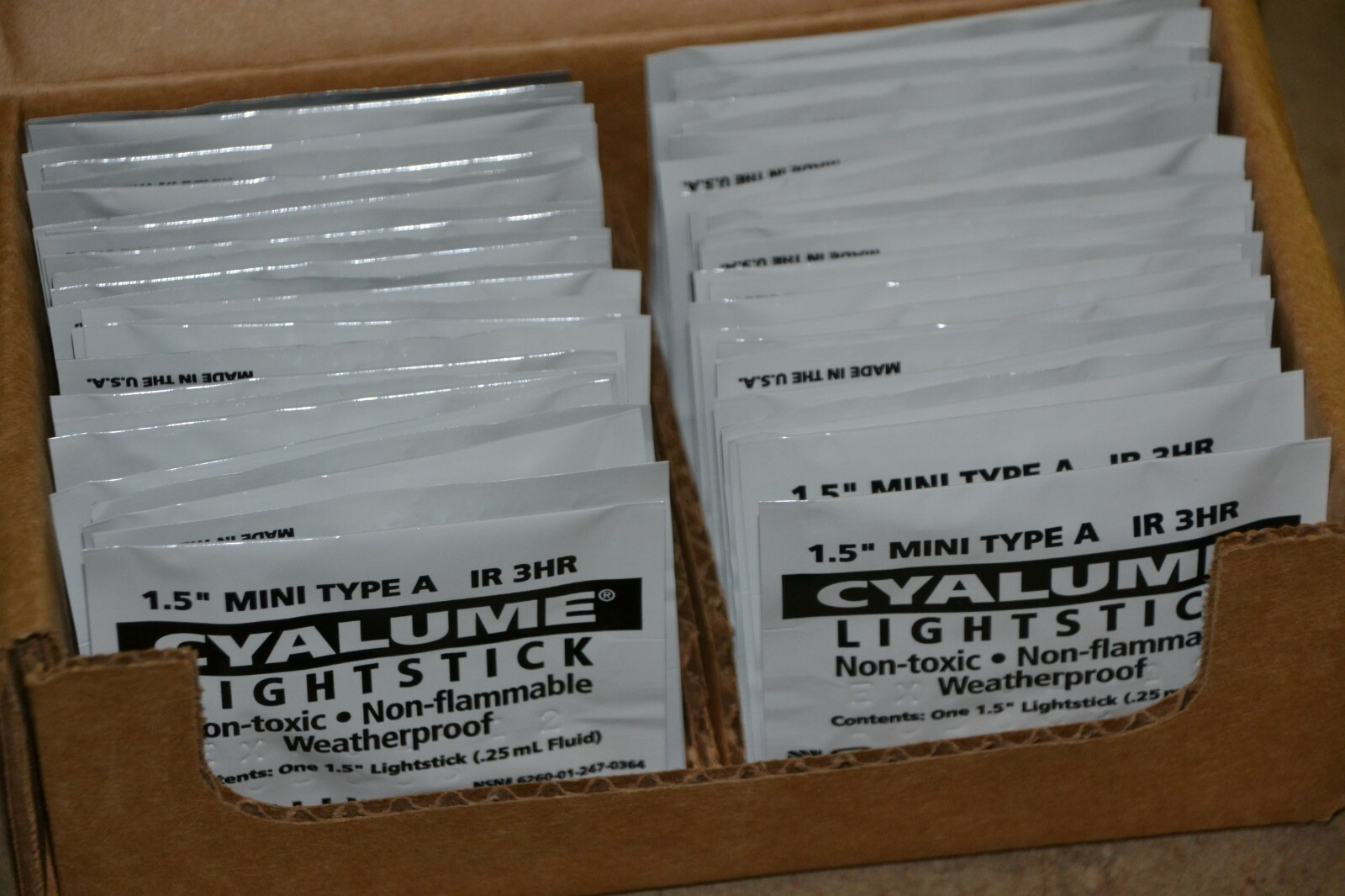 CYALUME INFRARED GLOW LIGHT STICKS BRITISH ARMY MINI 1.5'' FISHING ...