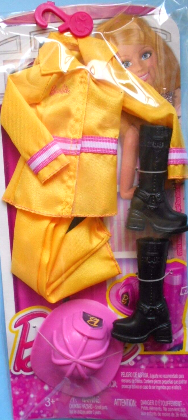 Dress Barbie CHJ28 I Can Be Firefighter Fireman Mattel 2014 | eBay