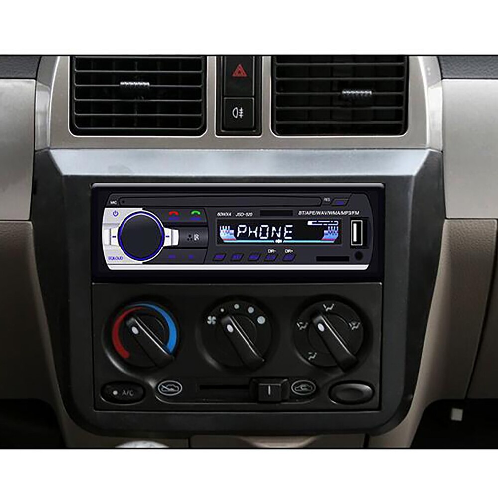 NEW 24V Bluetooth Car Truck Radio MP3 Player In Dash Audio Stereo FM ...