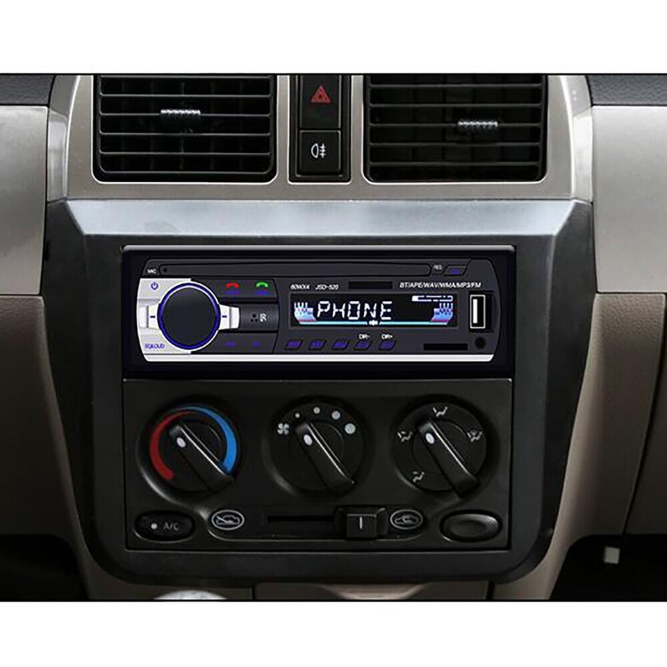 NEW 24V Bluetooth Car Truck Radio MP3 Player In Dash Audio Stereo FM ...