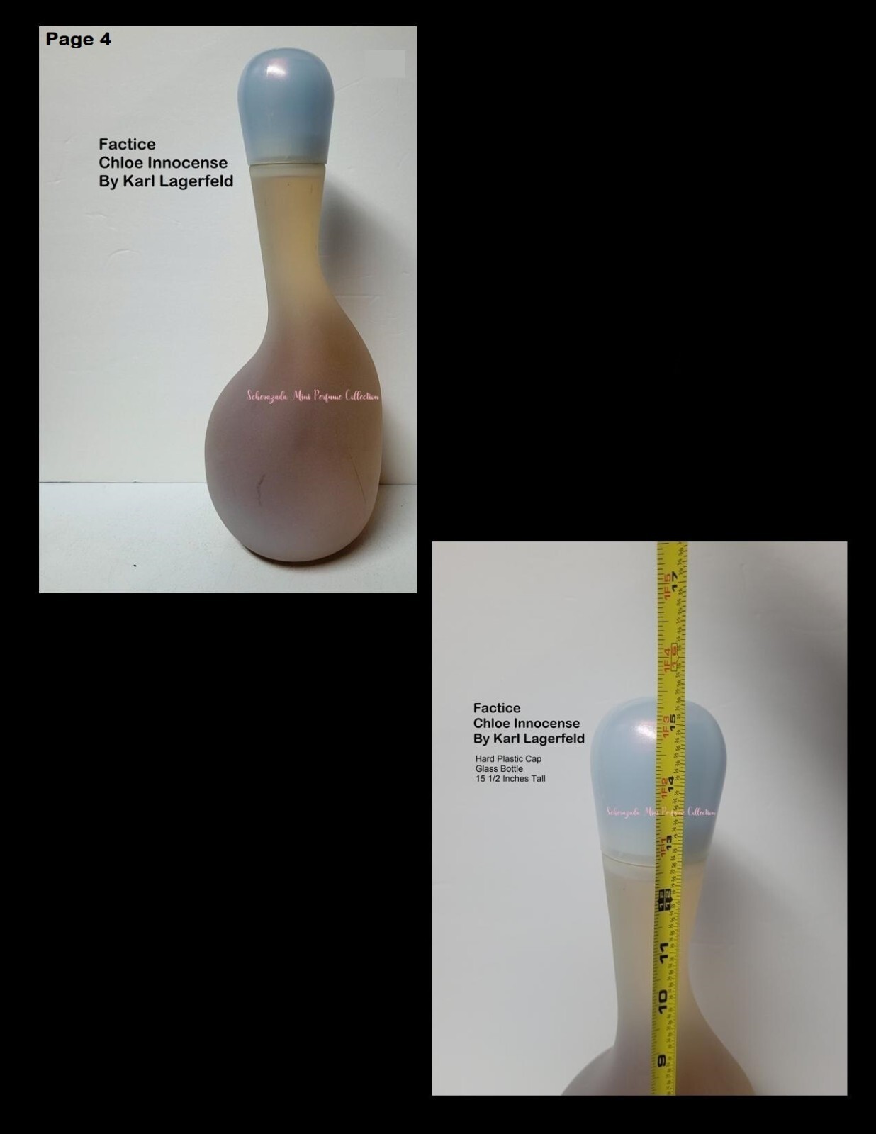 Chloe Innocense by Karl Lagerfeld Factice Dummy Display | eBay