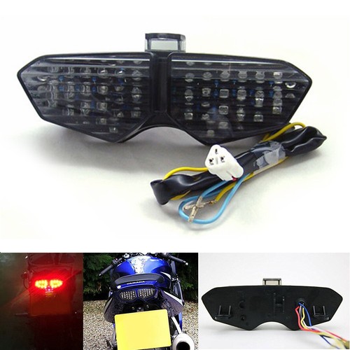 Fit for Yamaha YZF R6 2003-2005 ABS LED Smoke Brake Turn Signal Tail ...