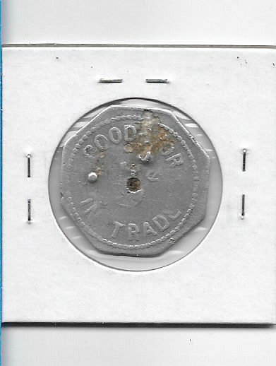 Brownstown, Indiana Trade Token W.P. 5¢ | eBay